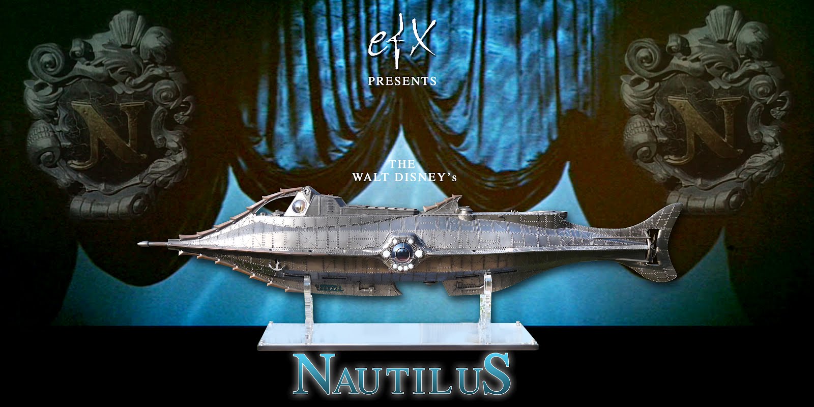 EFX DISNEY 20 000 LEAGUES UNDER THE SEA JULES VERNE CAPTAIN NEMO ...