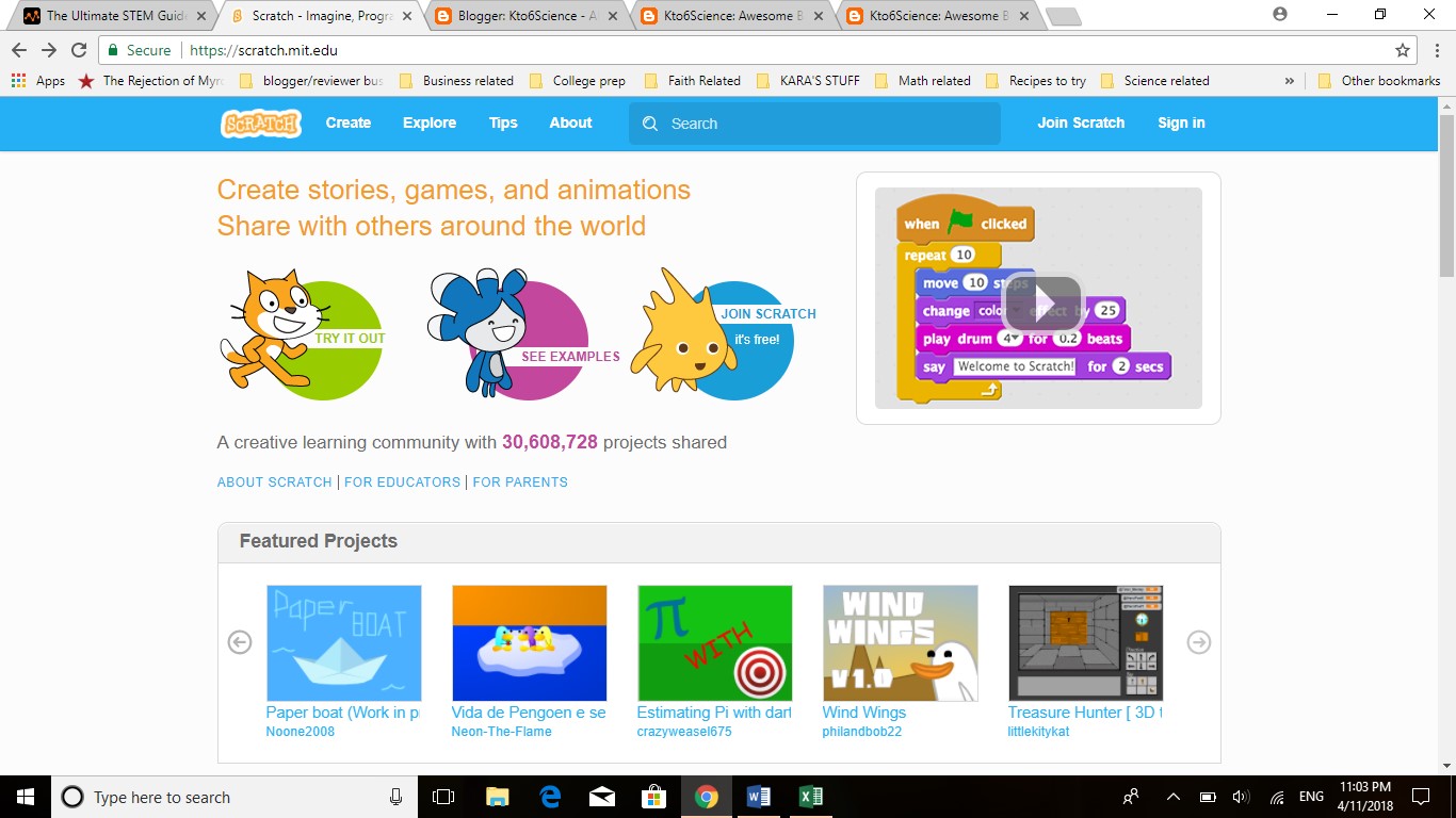 Kto6Science: MIT's Scratch