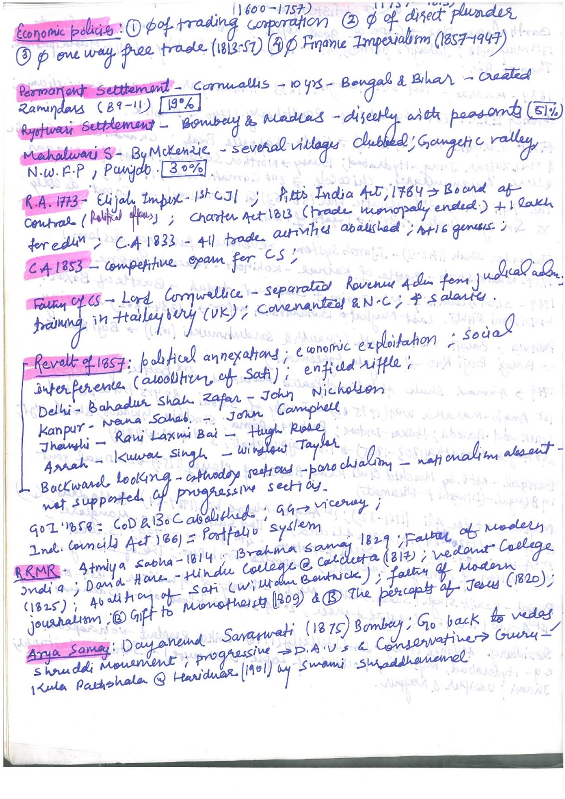 Genie Speaks: One Page Notes || History