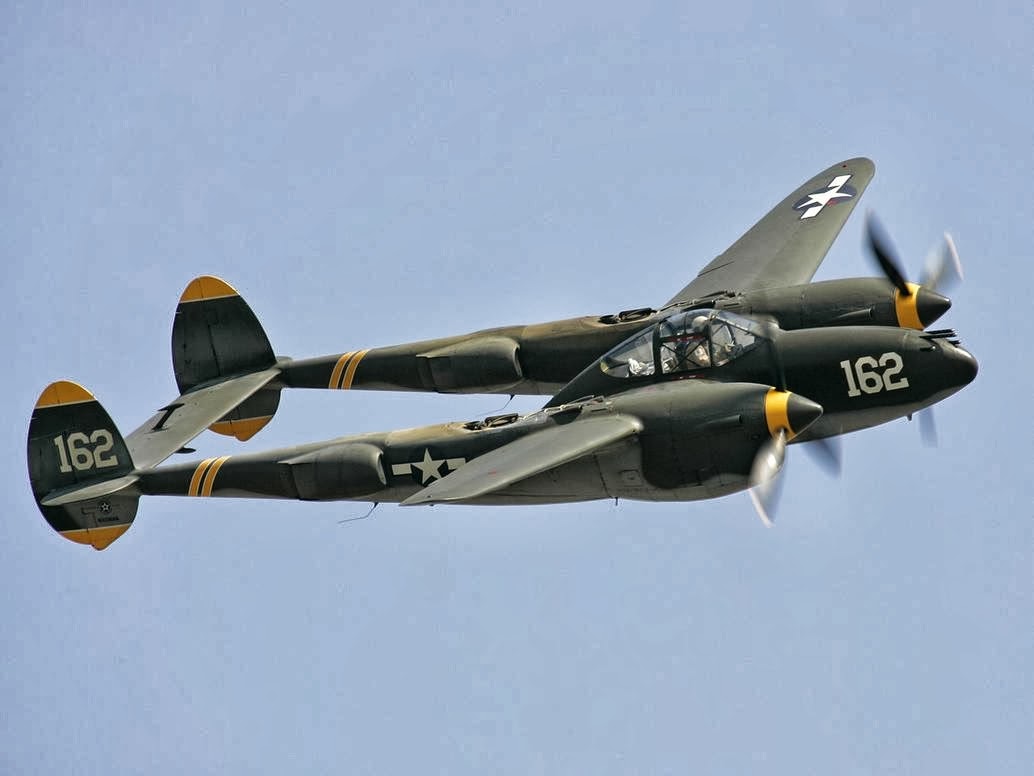 daily timewaster: It's P-38 Lightning day over at the Friday Flyby.
