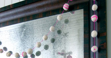 DIY Tutorial: Wool Felted Garland