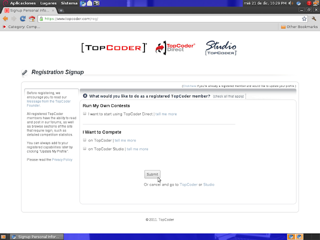 Computación para Todos: TOPCODER : EL MEJOR GIMNASIO PARA ENTRENAR CON LOS MEJORES PROGRAMADORES ...