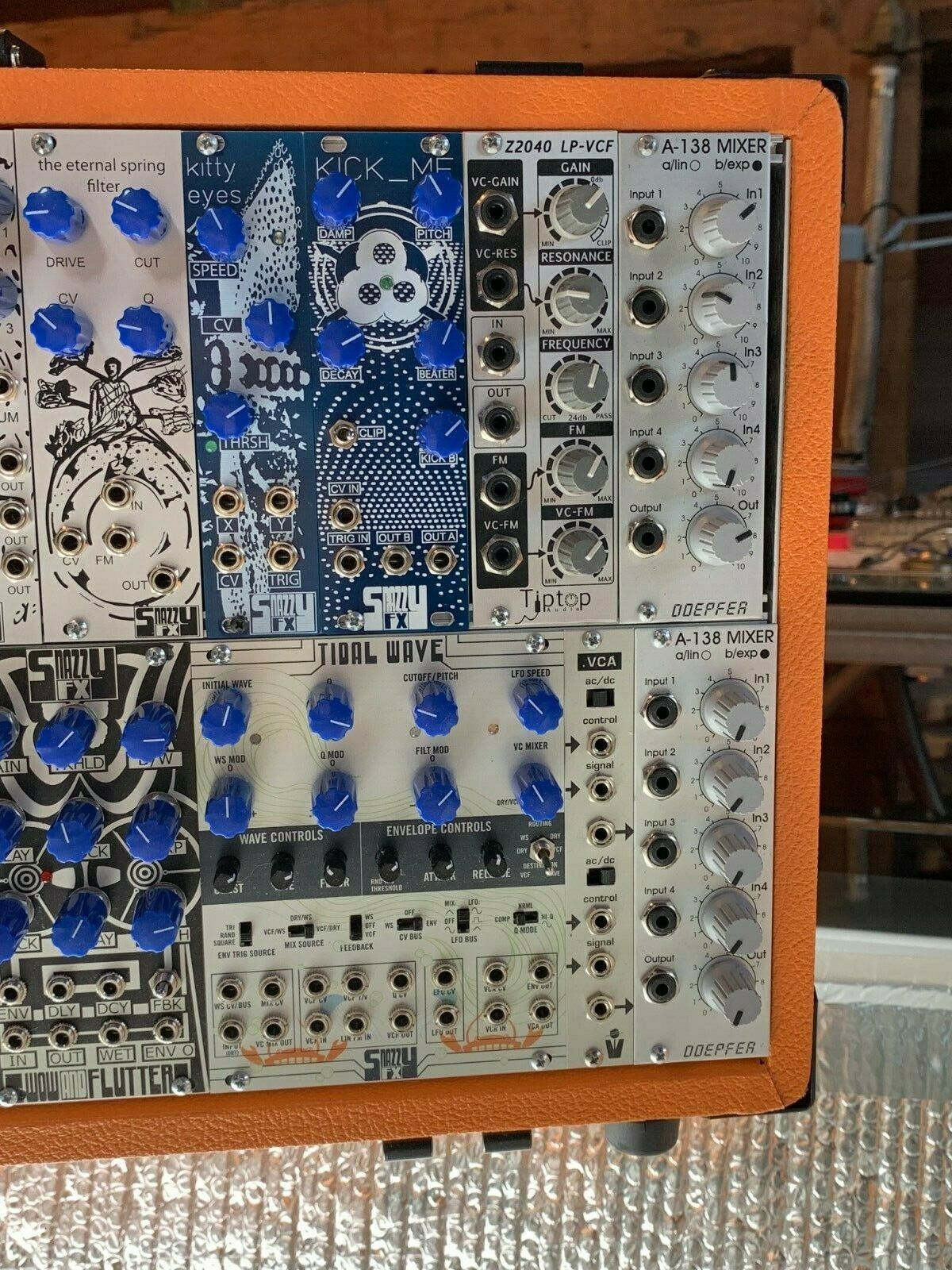 MATRIXSYNTH: Complete Eurorack Modular Synth Snazzy FX Set-Up (19 ...