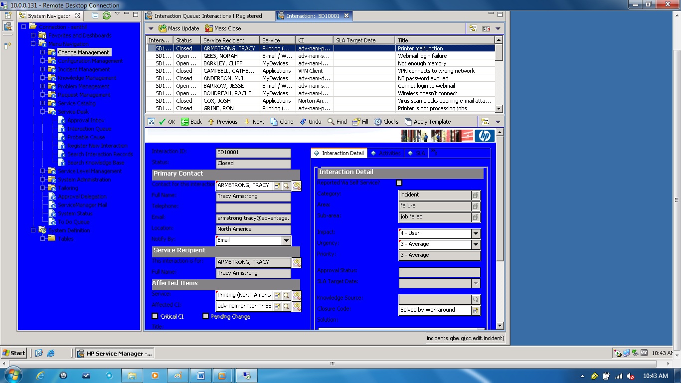 Remote Infrastructure Management: Installing and Configuring HP Service ...