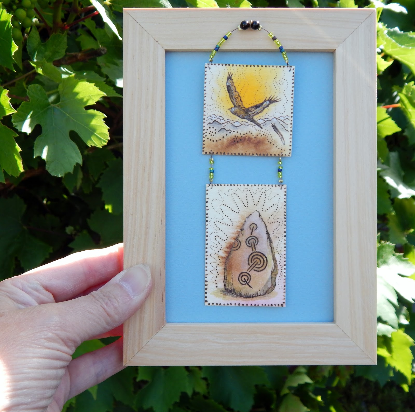 ENCHANTED-ART - Pyrography and Illustration: Pyro-paper Art - Uffington ...