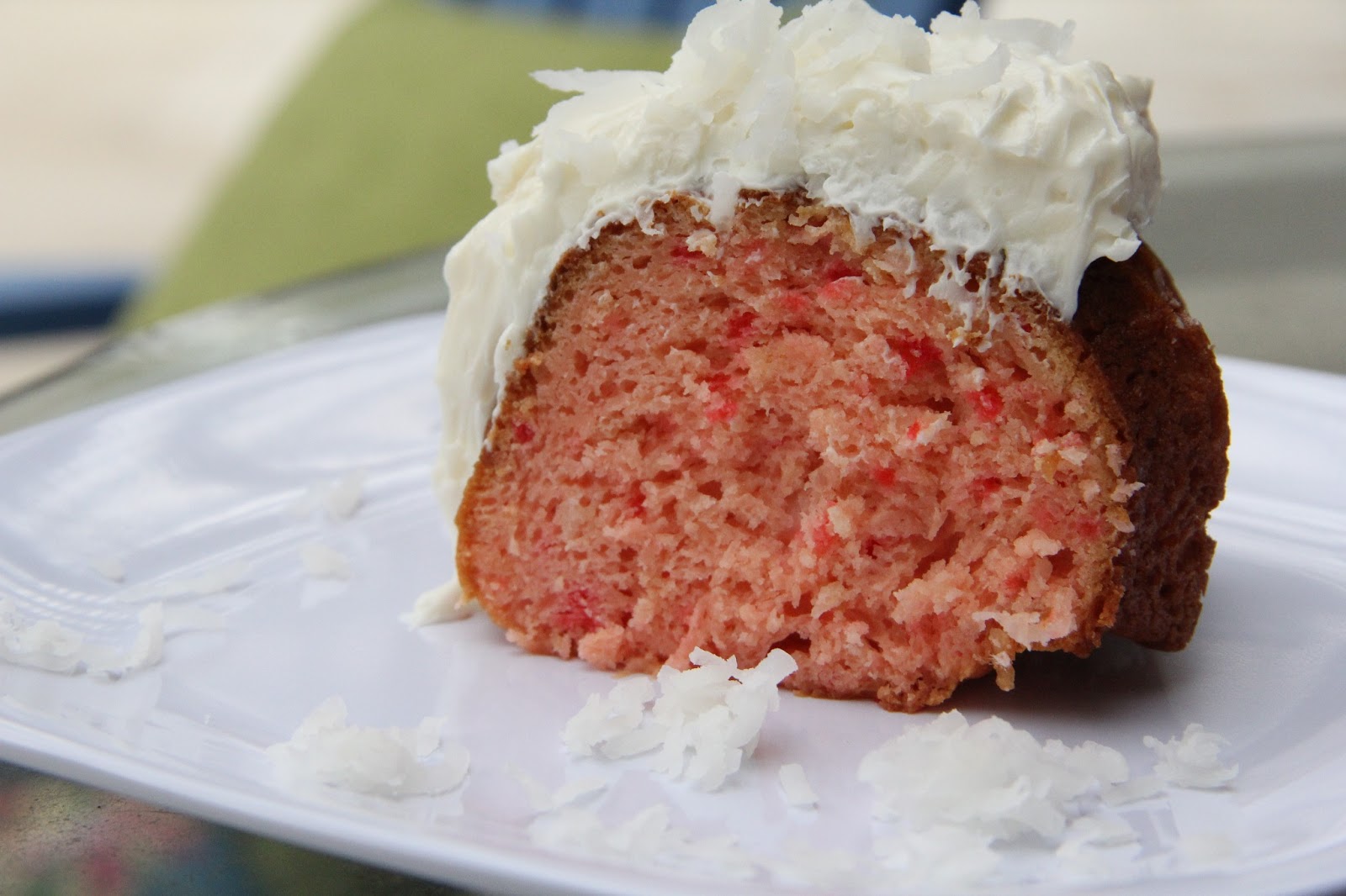 Strawberry-Coconut Bundt Cake Recipe | Mix and Match Mama