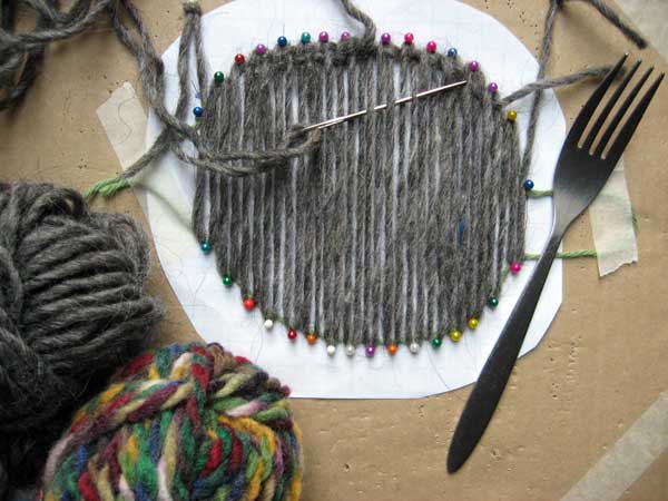 Ruth's weaving projects: Pebble theme continued