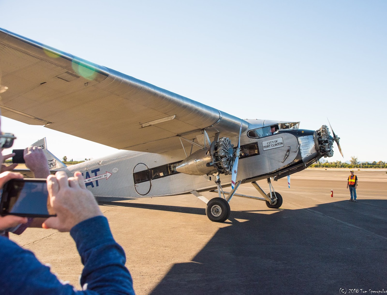The Occasional Essayist & Photographer: Ford Tri Motor at Falcon Field ...