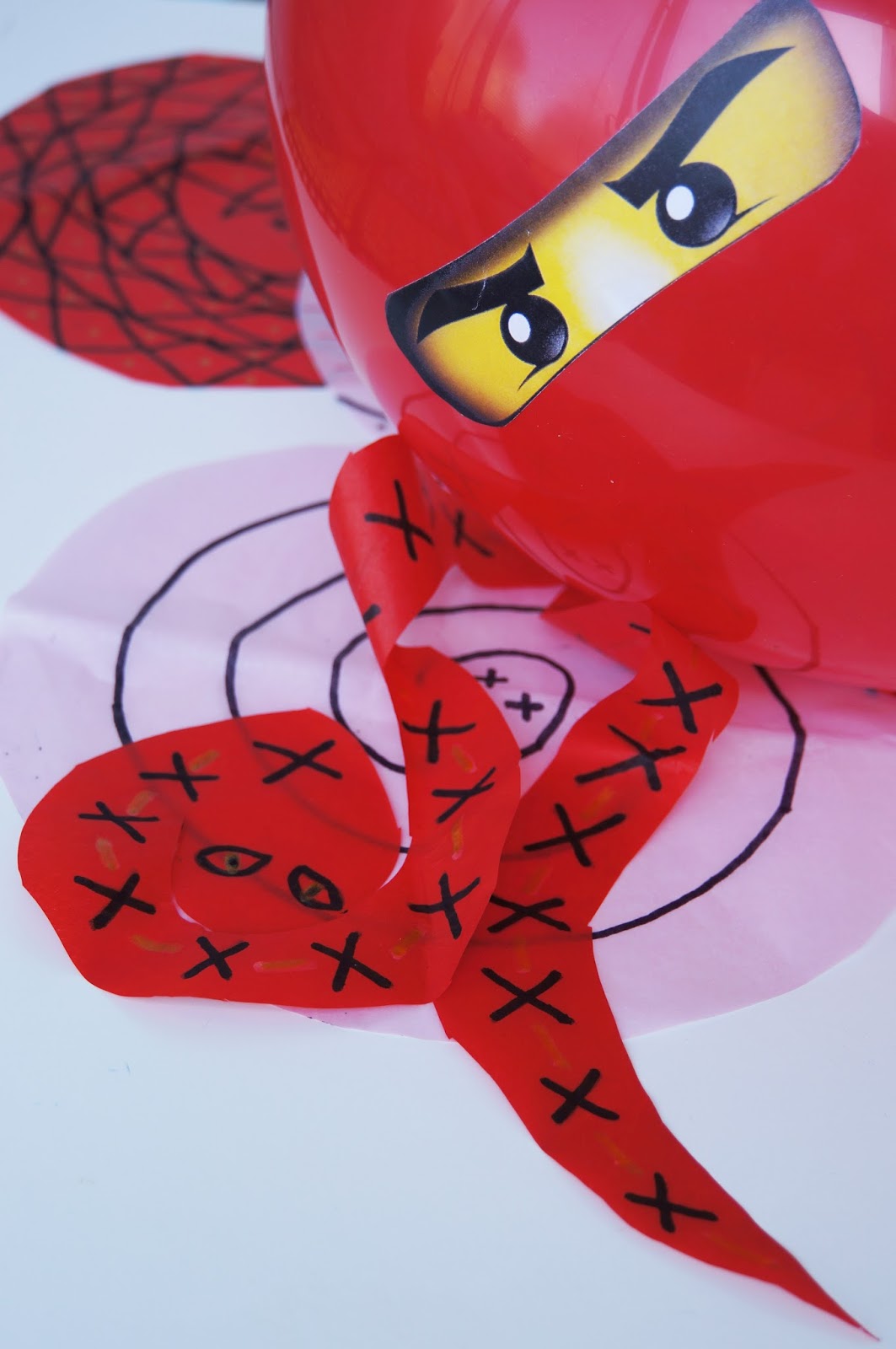 basteln malen Kuchen backen: Ninja-Party