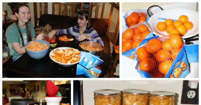 Texas Kirkwoods: Canning Mandarin Oranges