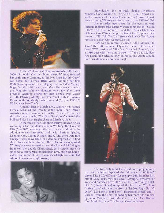 Whitney Houston Funeral Program
