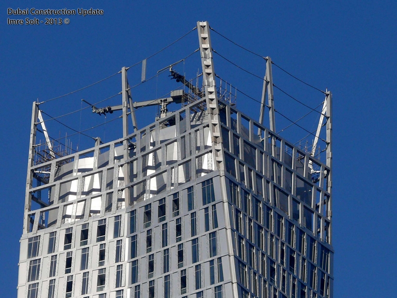 Dubai Constructions Update by Imre Solt: Cayan Tower photos, aka ...