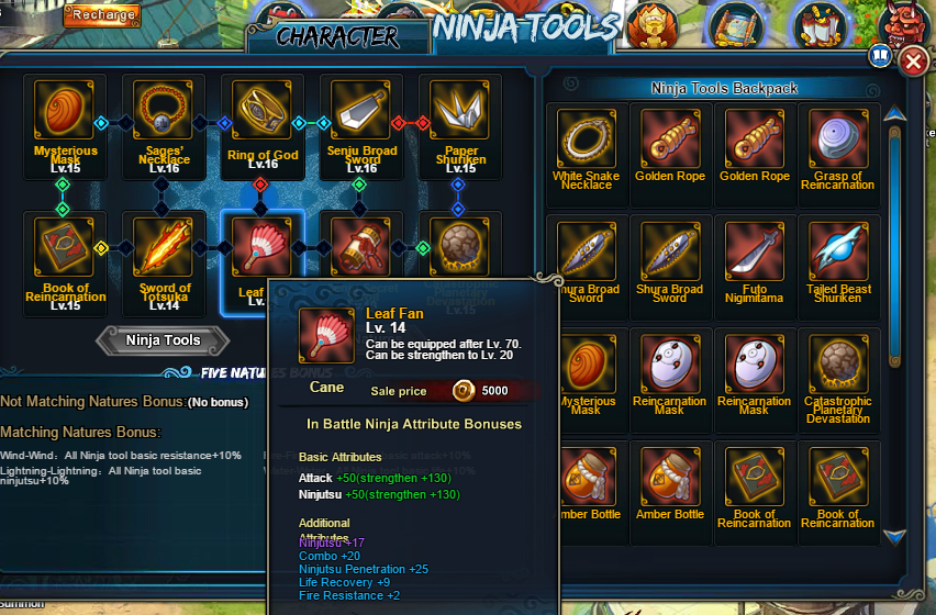 Naruto Online Thailand: Ninja Tool