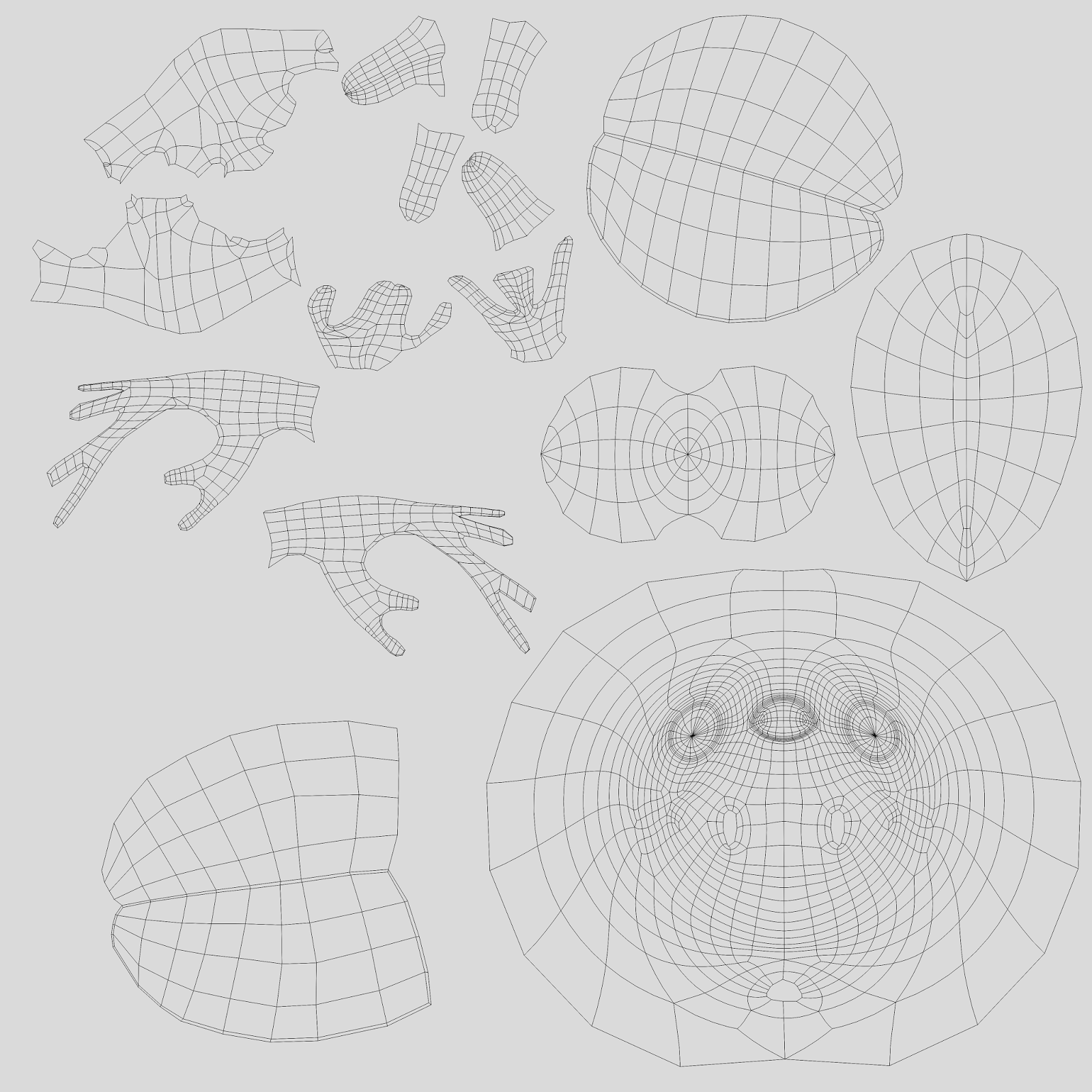 PINBUNS: NARRATIVE - Fish Low Poly + High Poly & Normal Maps