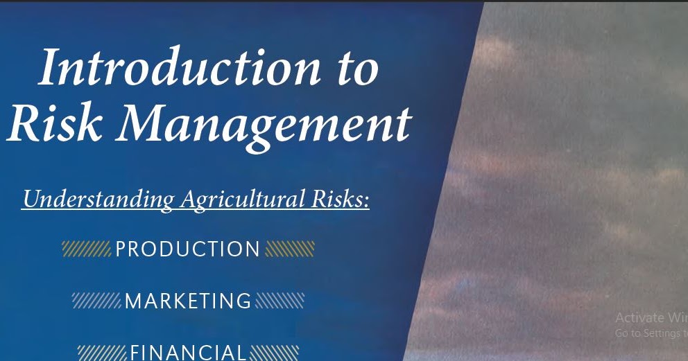 Introduction to Risk Management - Software engineering