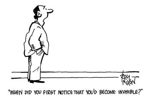 Roy Nixon's cartoon blog: Invisibility