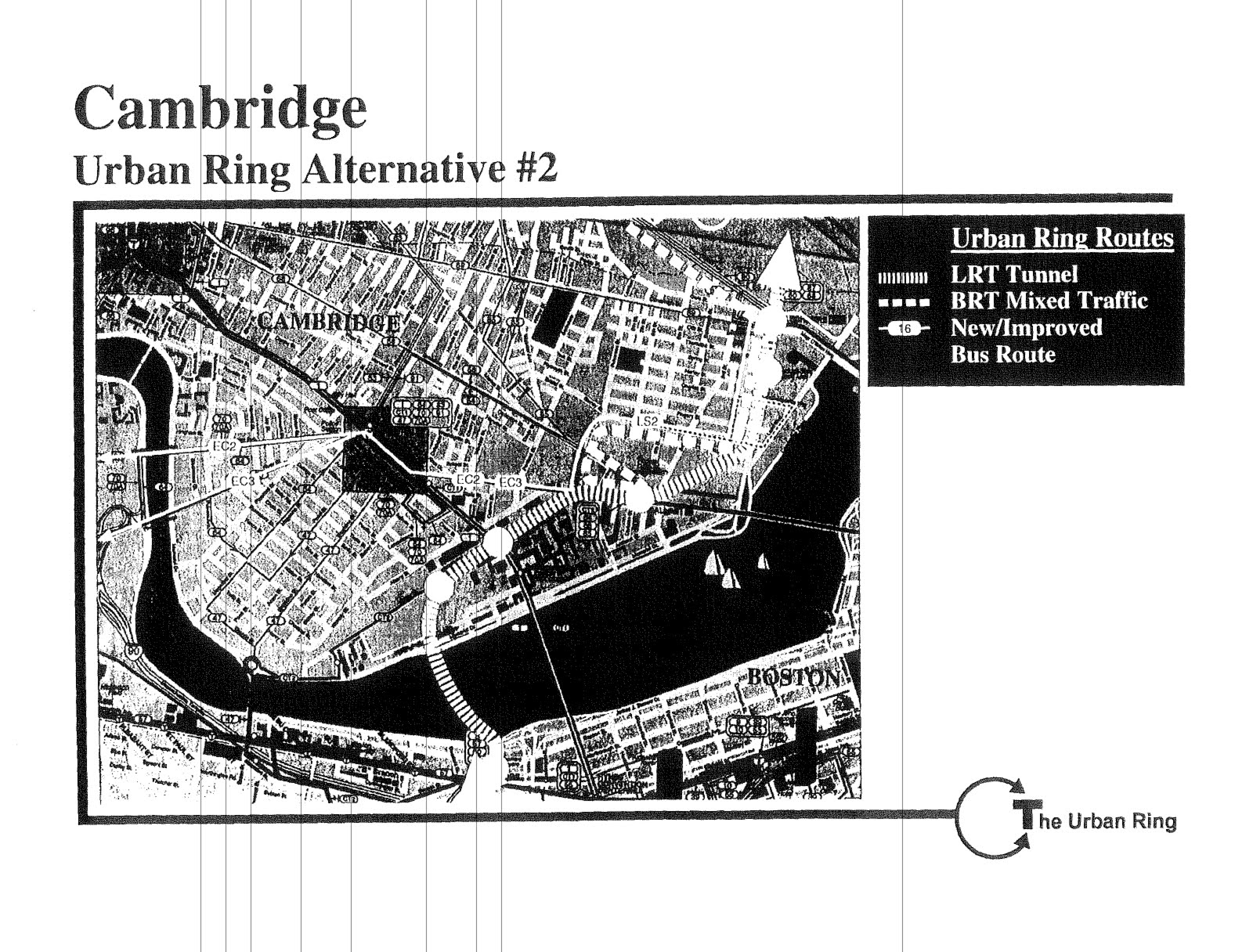 Charles River White Geese Blog: Urban Ring Rail Maps, two options ...