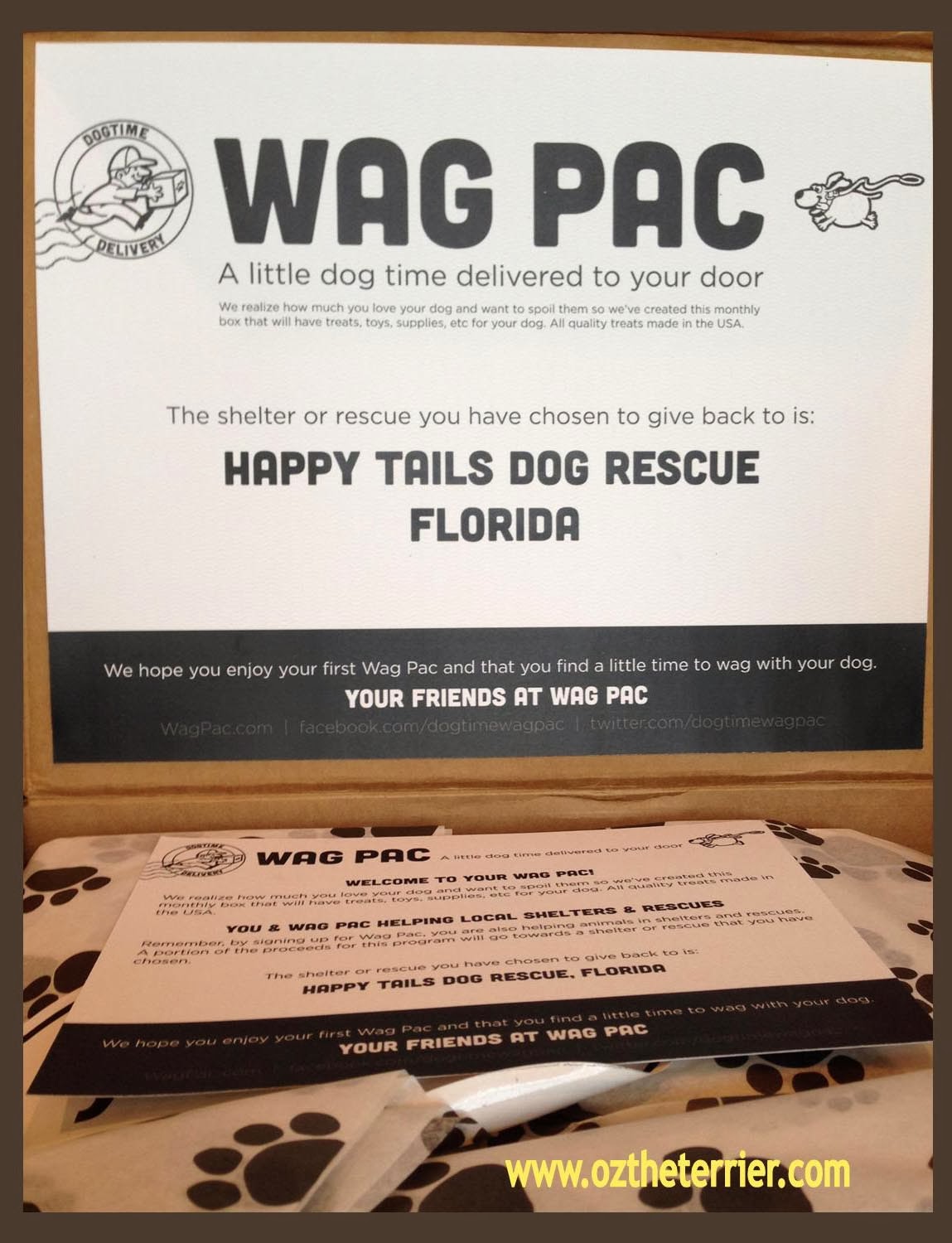 My Tail Wags for Wag Pac | Oz the Terrier - Lifestyle Dog Blog