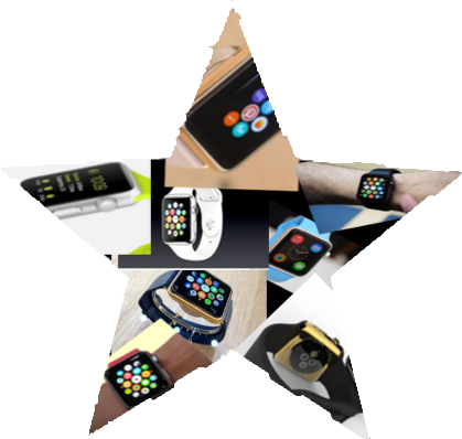 Blog de Aarón Peris: Collage en forma de estrella