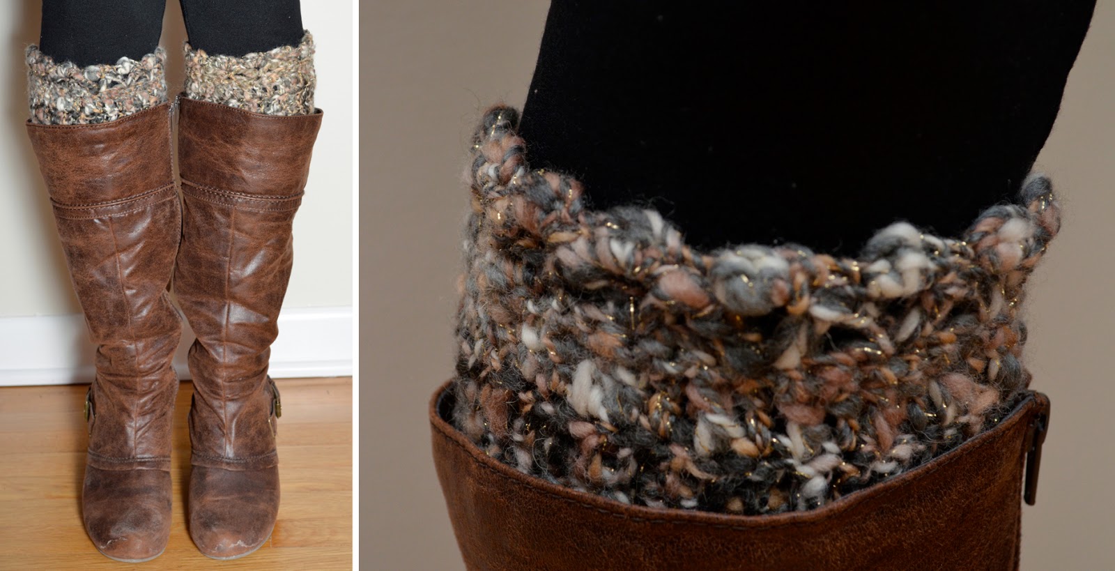 Sewing Barefoot: easy boot cuffs