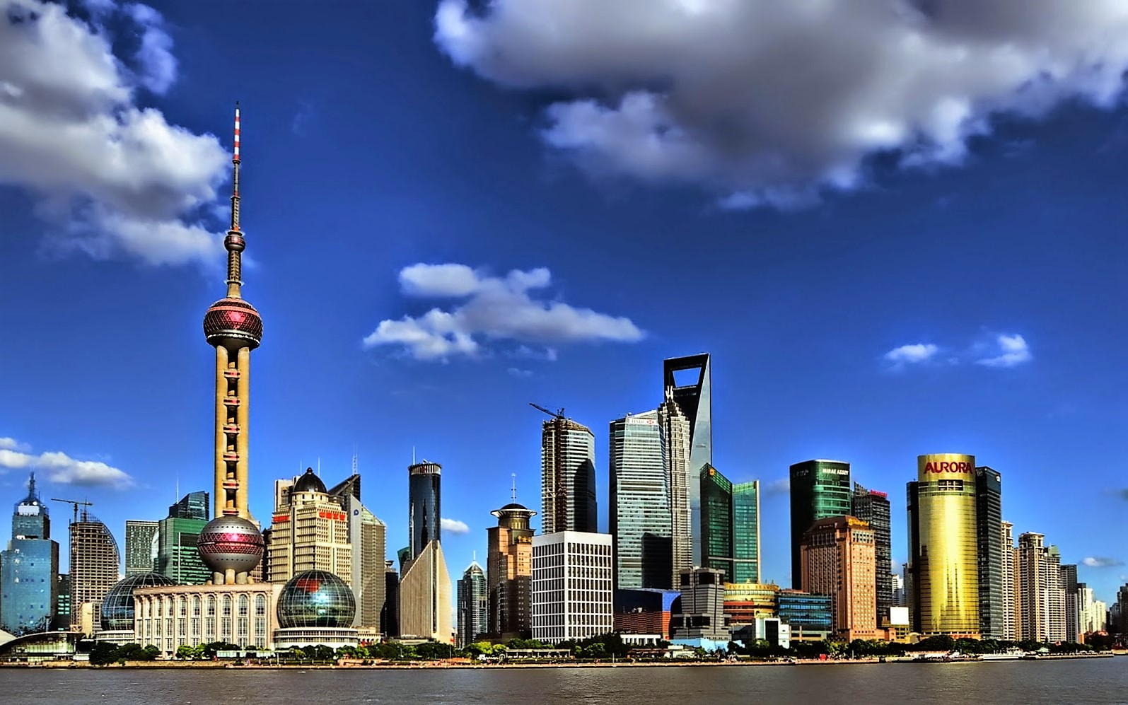 5-five-5: Pudong skyline (Shanghai - China).