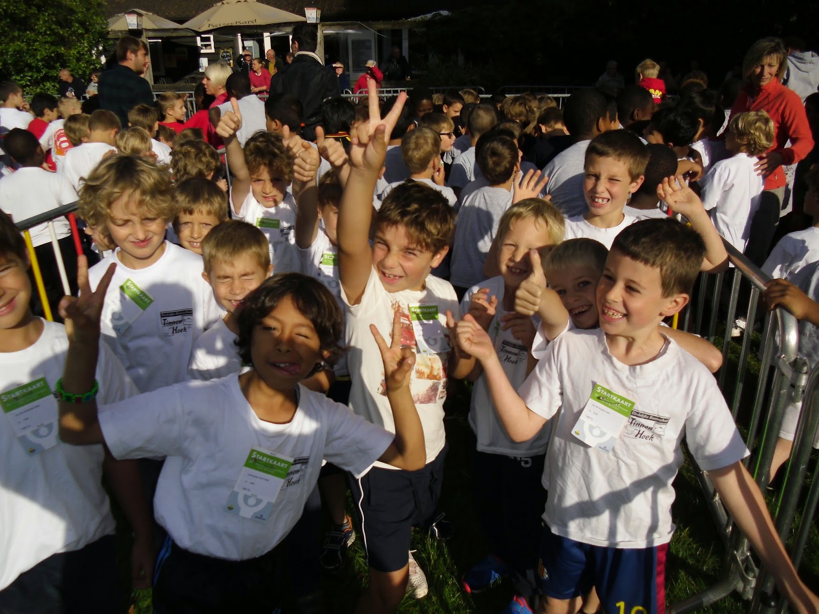 Turnen met meester Patrick