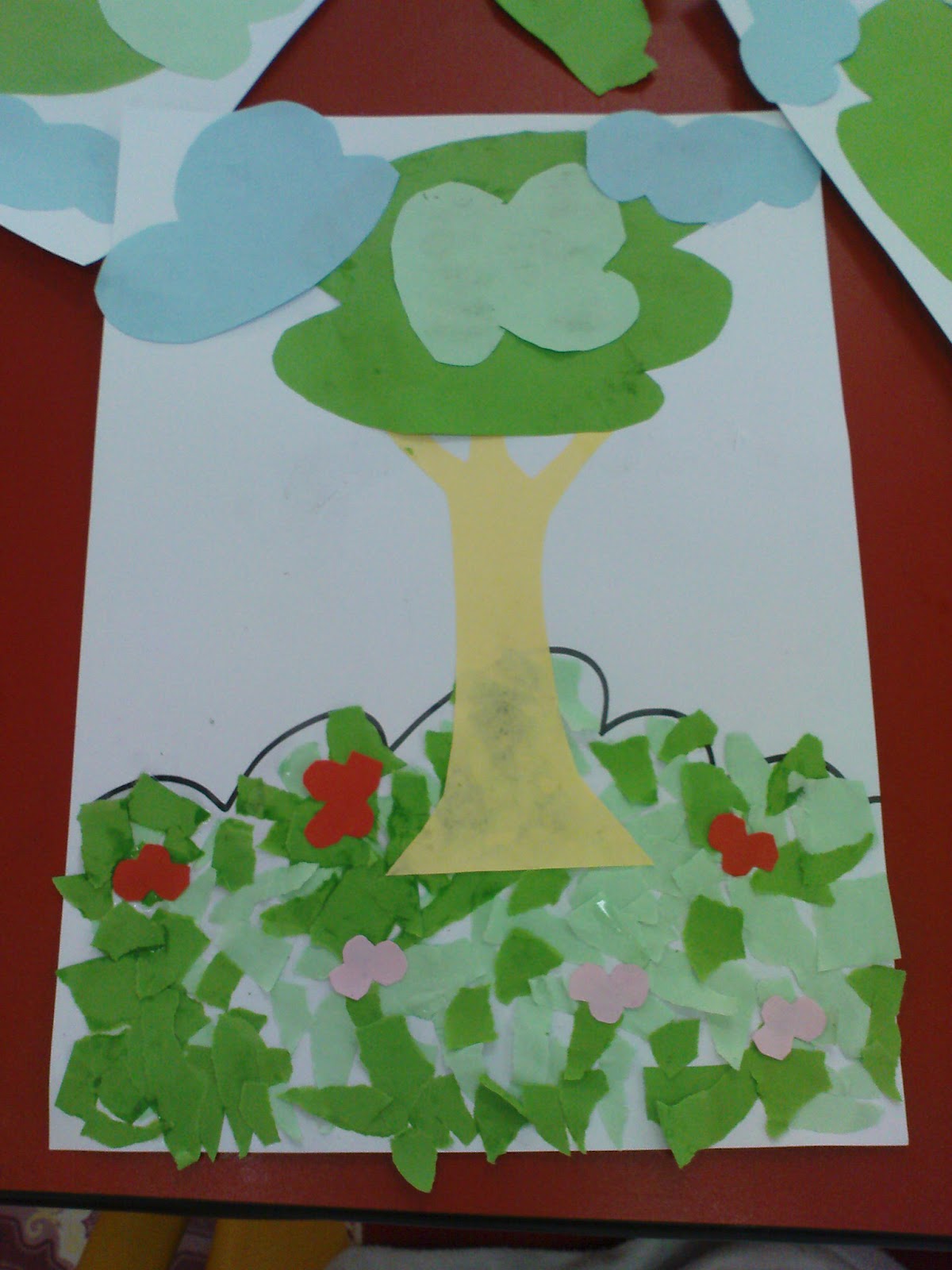 craft and children arts: KOLAJ POKOK