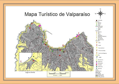 TURISMO: Mapa Turístico: Playas de Valparaíso