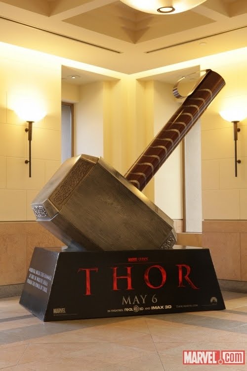 The Spinner Rack: Thor movie prop in theaters near you