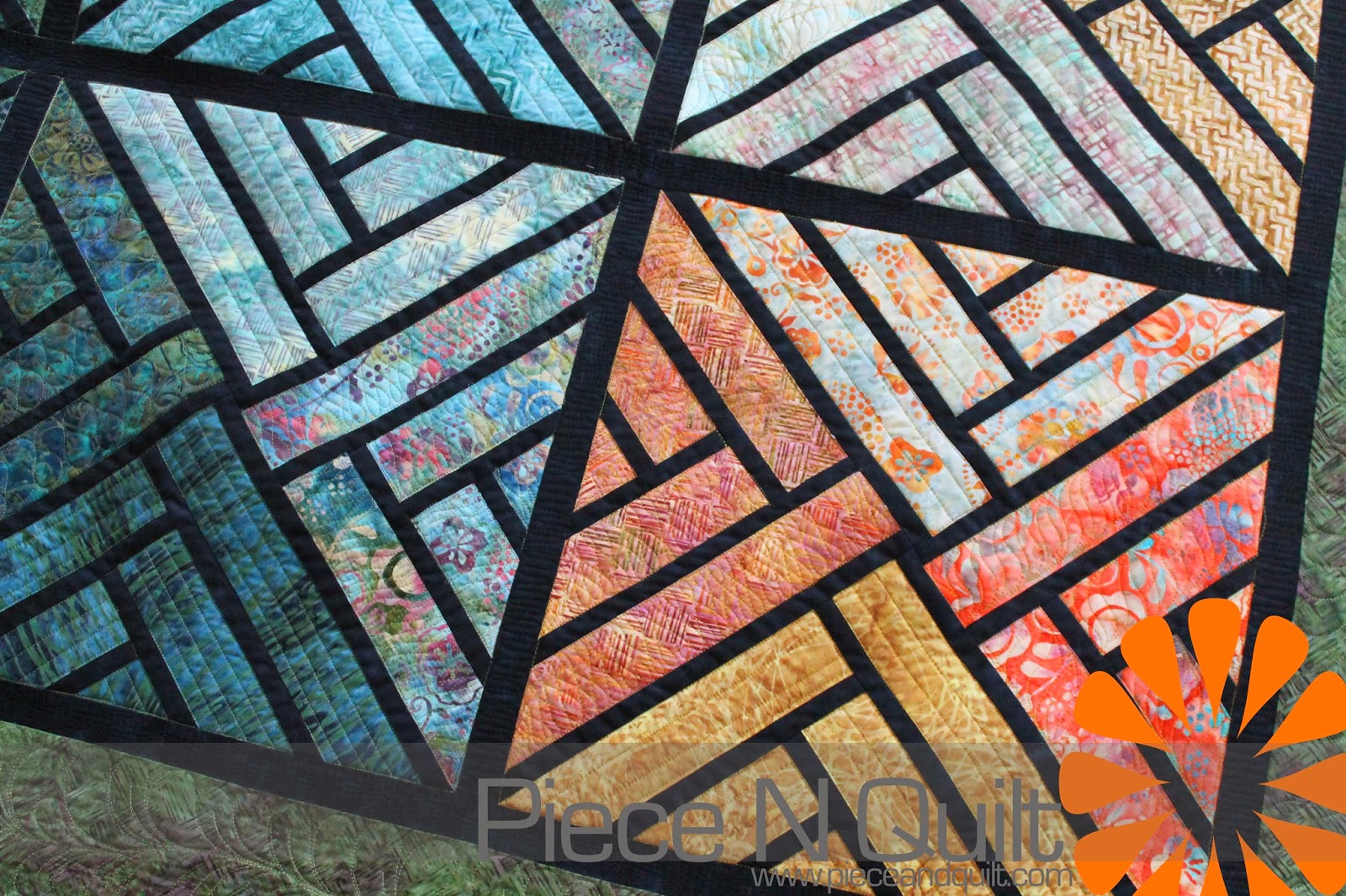 Piece N Quilt: Fractured Paint Box Quilt