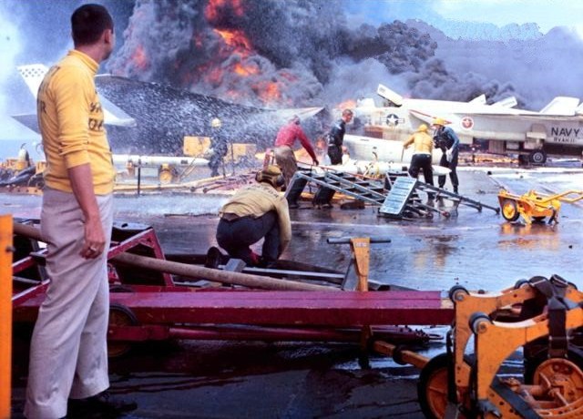 Liveboat USA cruises blog: Remembering the 1967 USS Forrestal fire 44 ...