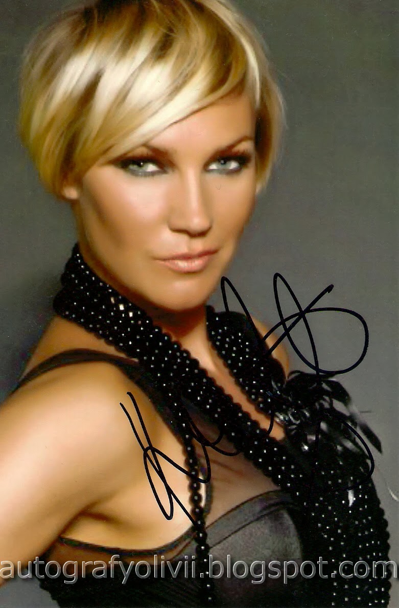 Autografy Olivii: Kate Ryan