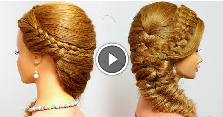How To Make 4 Strand With Fishtail Braid Hairstyle - The Stylish Life