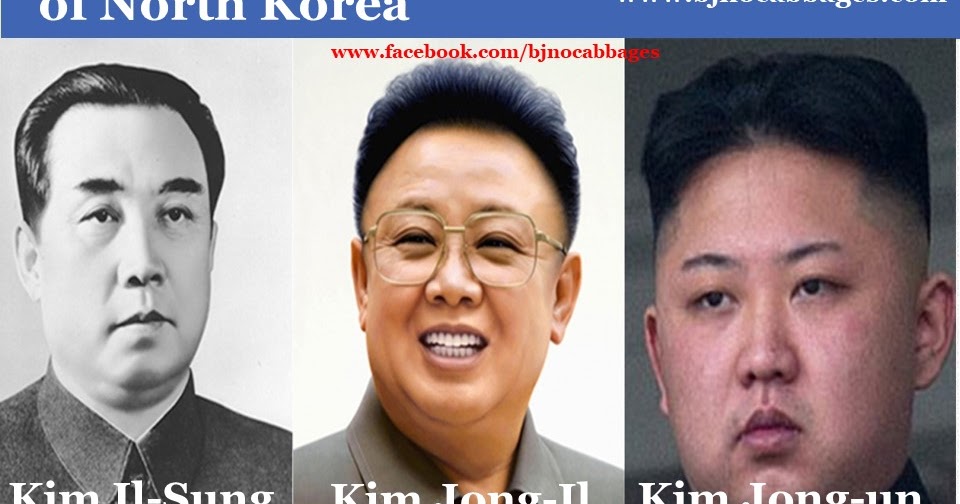 BJ's nocabbages: The Explainer: The Kim Family of North Korea