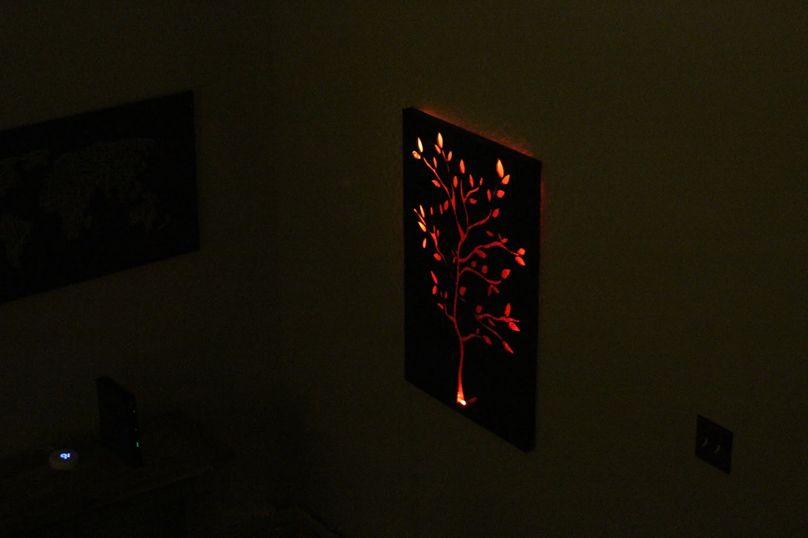 Rustic DIY Projects: How To: LED Wall Tree