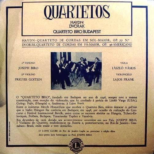 Ultra rare Biro Quartet Budapest! – Ultimate High-Fidelity