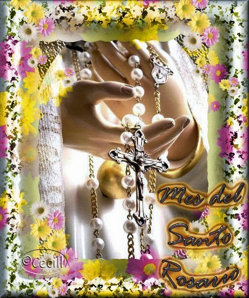 ® Imágenes y Gifs Animados ®: COMO REZAR EL SANTO ROSARIO EN IMÁGENES