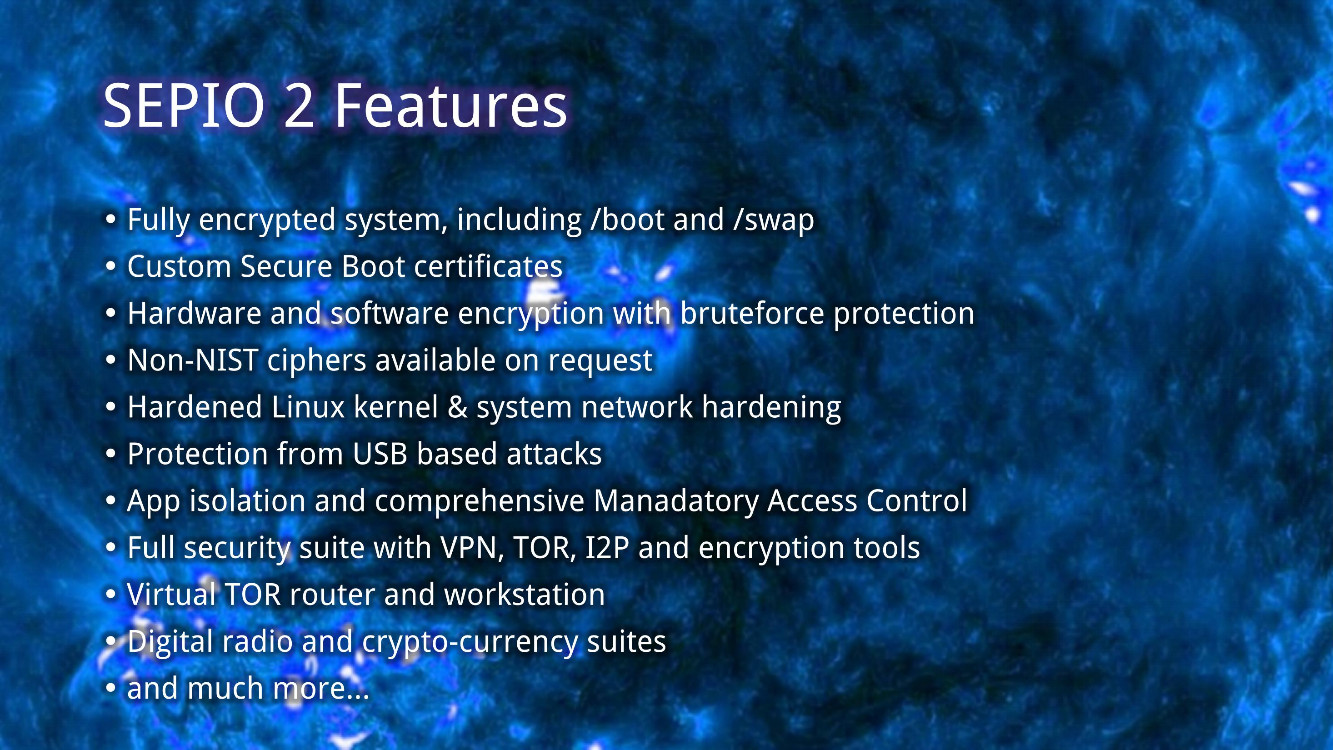 Soon To Be Released - SEPIO 2 secure laptops