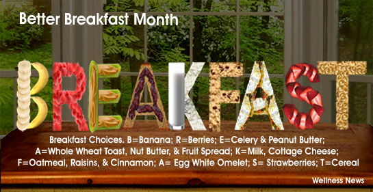 Wellness News at Weighing Success: September is Better Breakfast Month