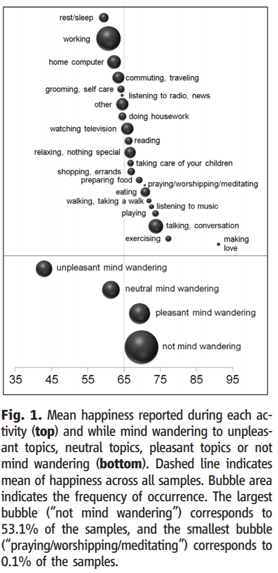 A Wandering Mind Is an Unhappy Mind