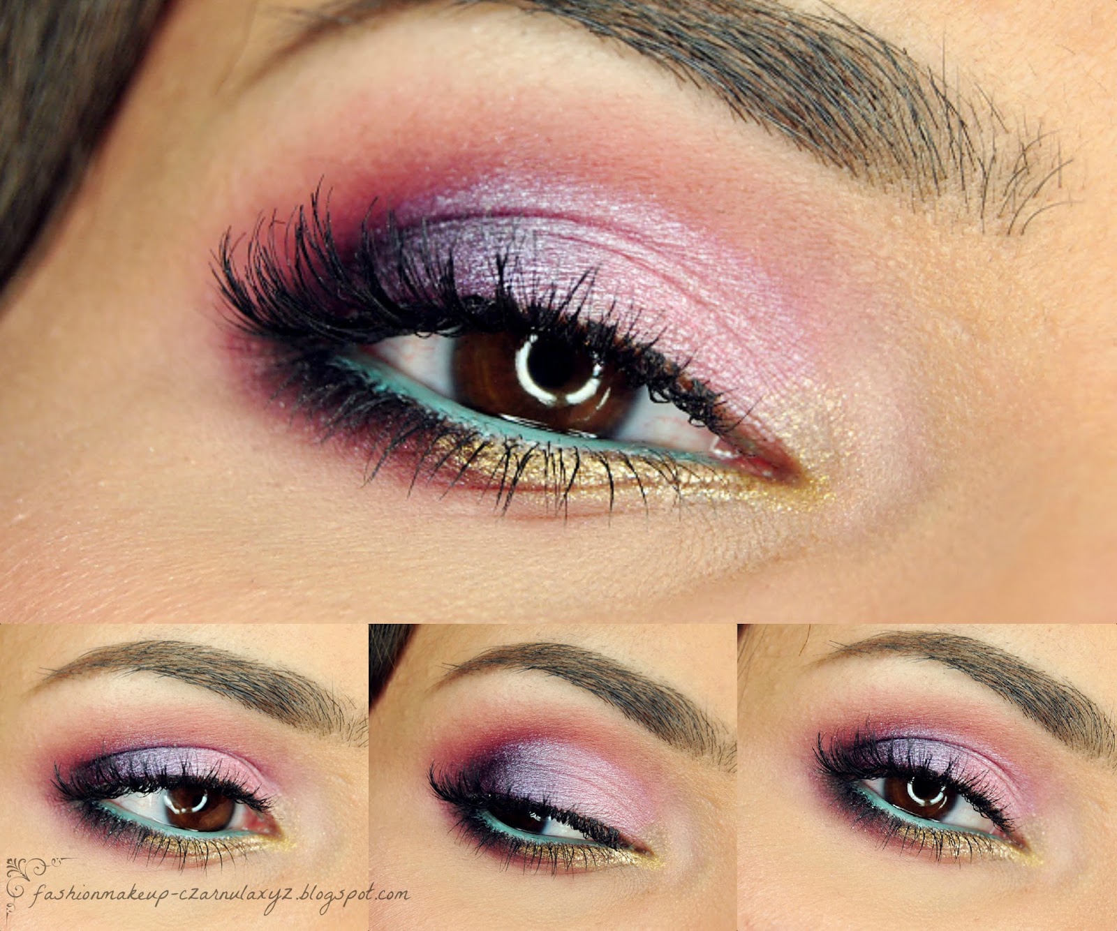 fashion&makeup: Pink rose makeup
