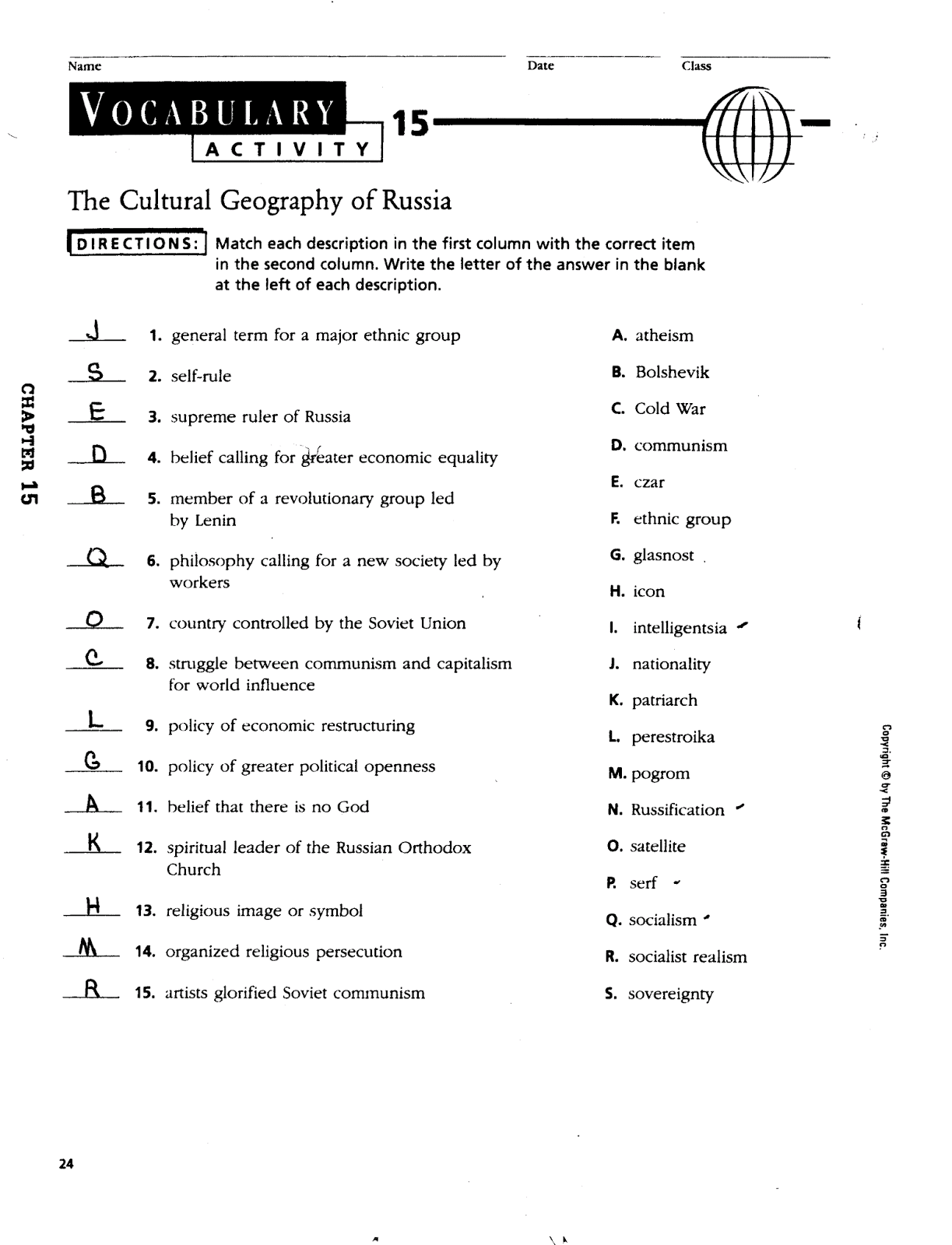 Mr. E's World Geography Page: Chapter 15 - The Cultural Geography of ...