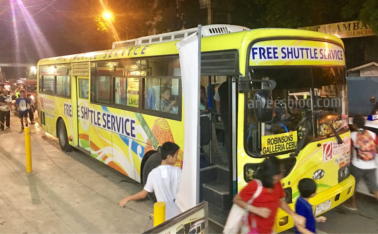 Robinsons Galleria Cebu Free Shuttle Service, Schedules and Routes ...