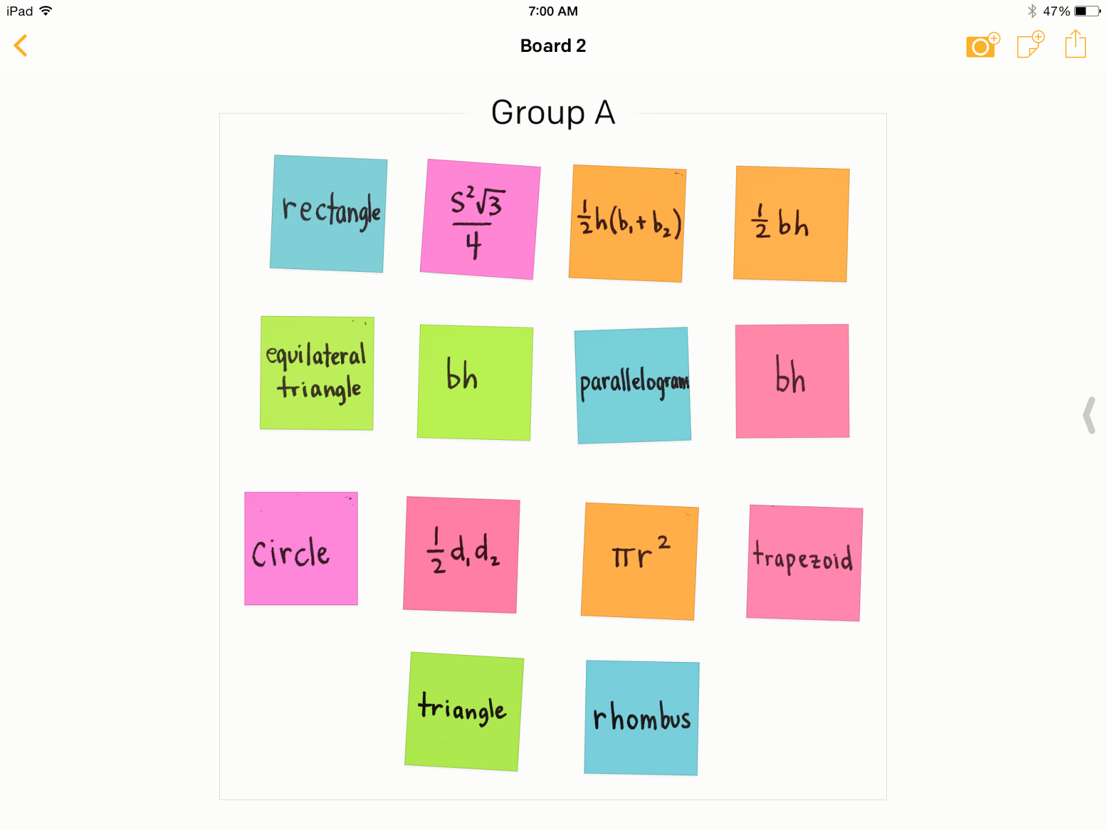 Using the Post It Plus App in Math Class | Teaching High School Math