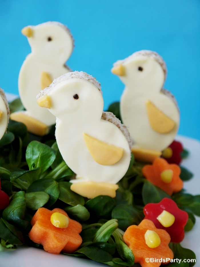 Easter Chick Brunch Salad Recipe - Party Ideas | Party Printables Blog