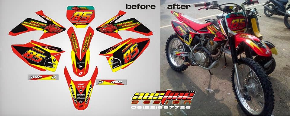 Decal CRF 230 - DECALS MOTOCROSS CUSTOM GRAPHICS