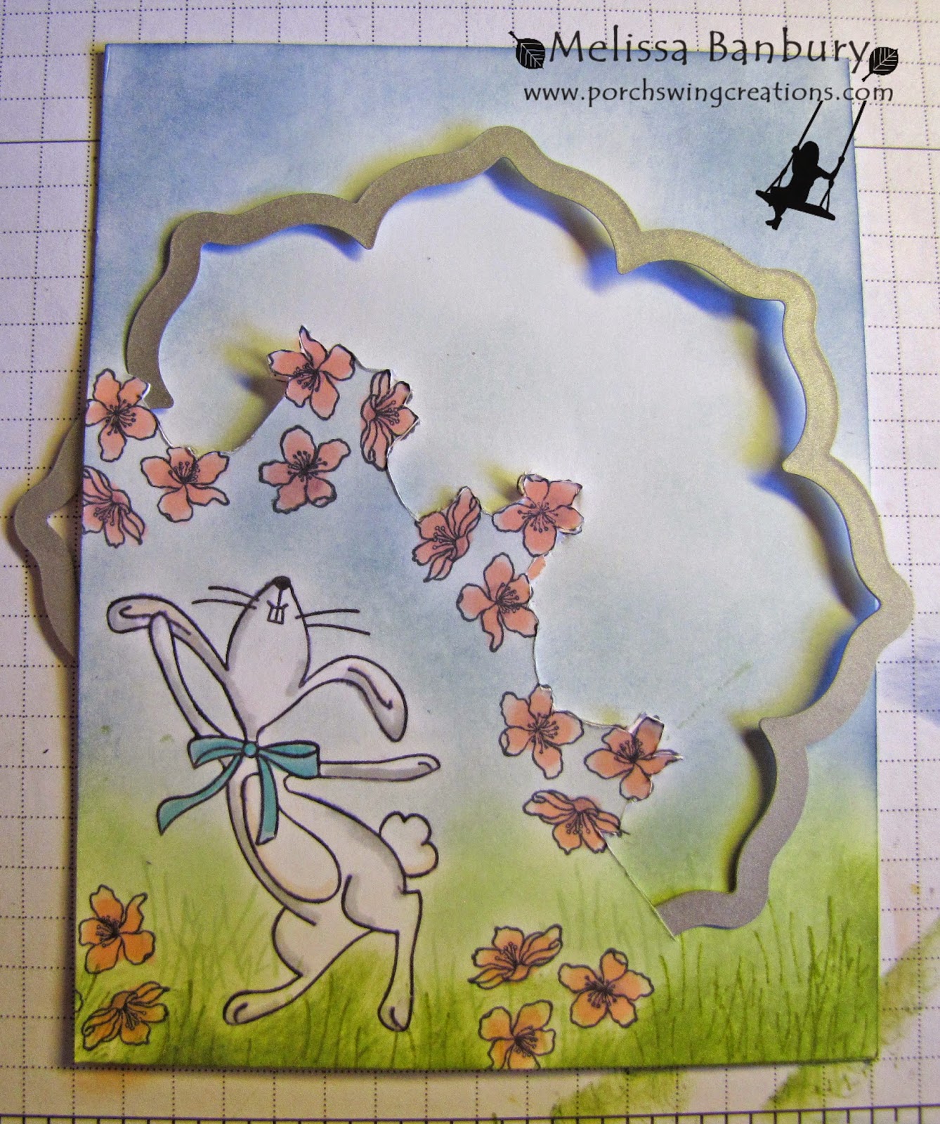 Porch Swing Creations: Celebrate Spring - Partial Die Cut Tutorial