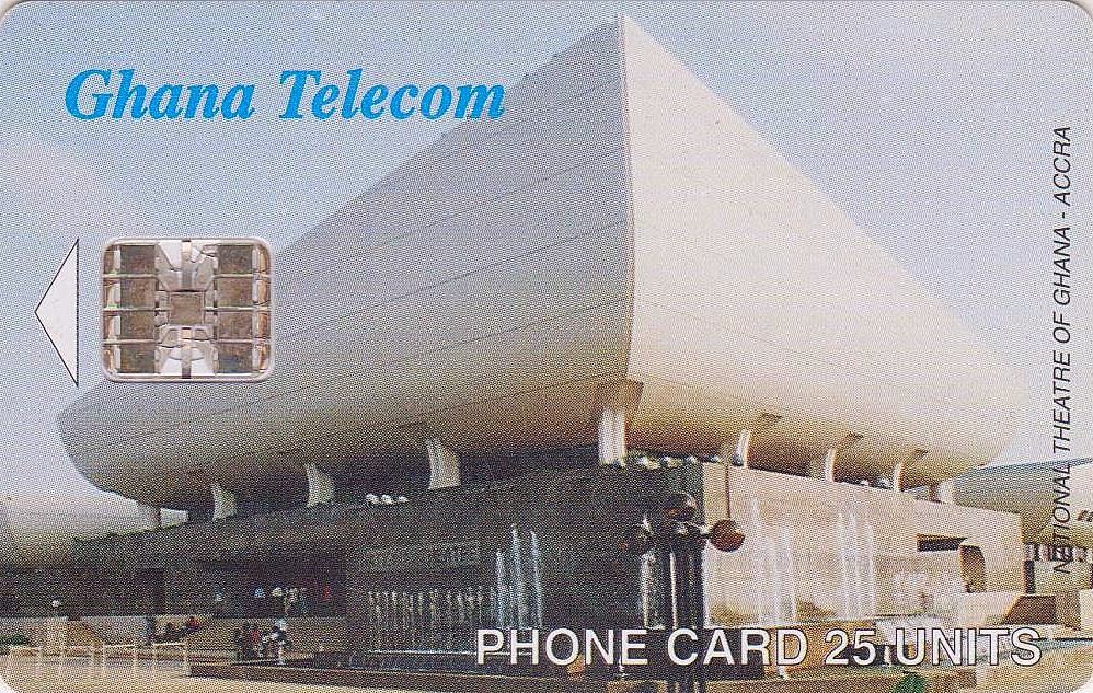 The traveler's drawer: GHANA TELECOM. Phone card 25 units (1998)