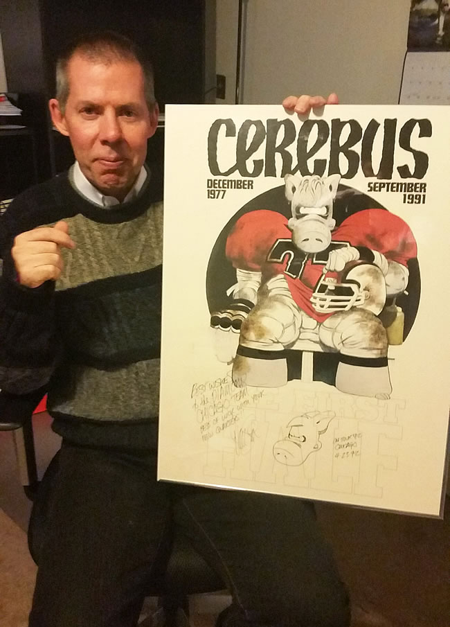 A MOMENT OF CEREBUS: Dave Sim In Chicago