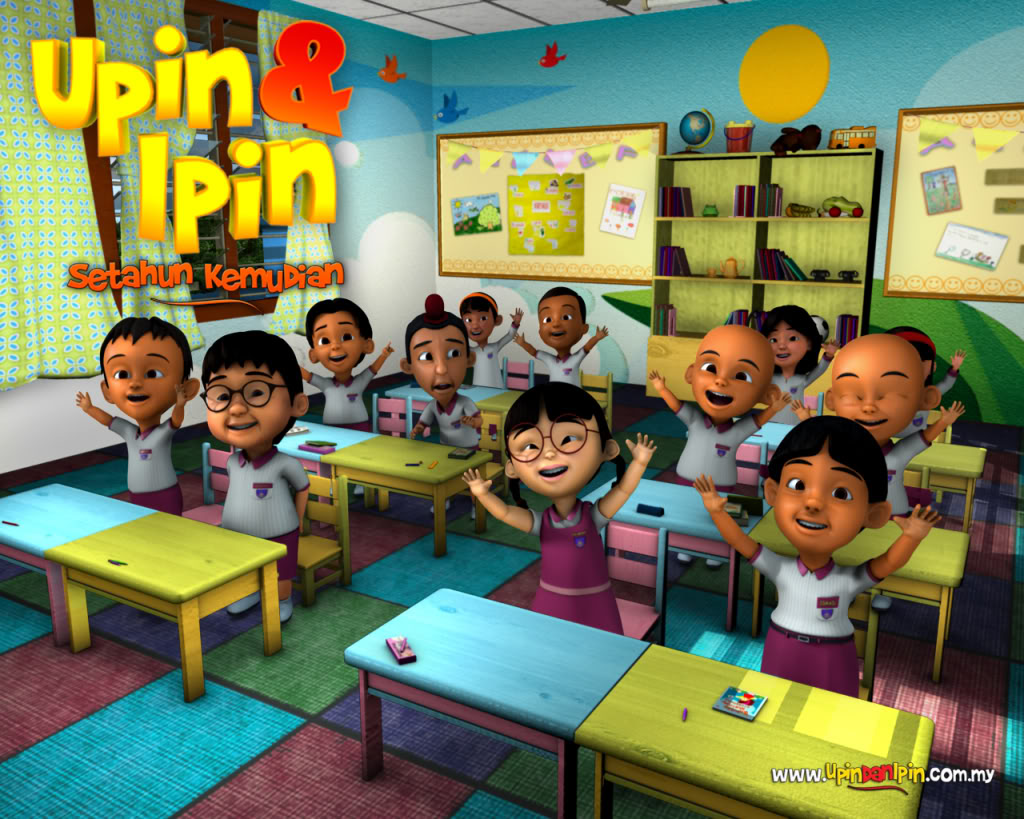 Gambar Upin dan Ipin - Viral Cinta